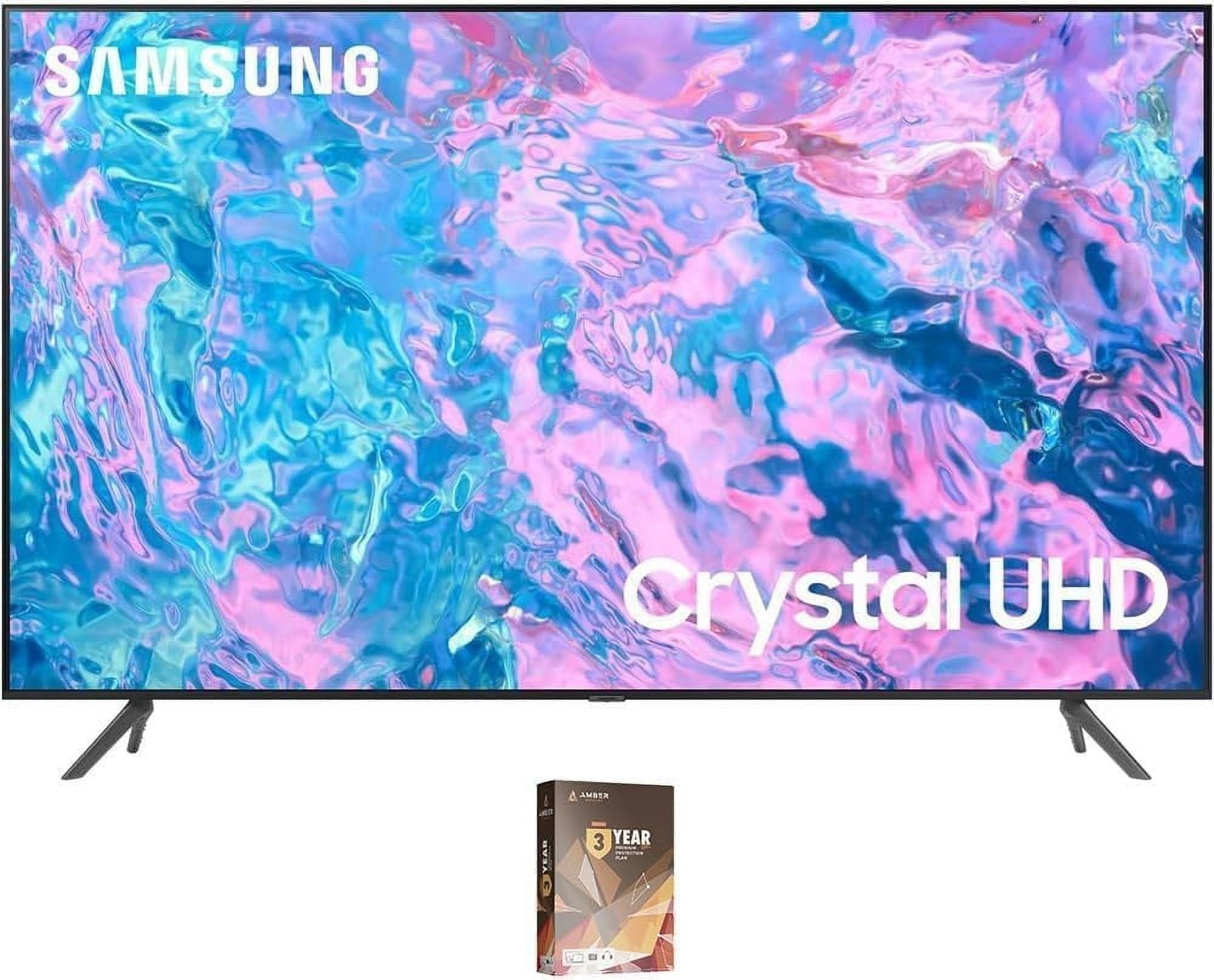 Samsung UN58CU7000FXZA 58 Inch 4K HDR LED Crystal UHD Smart TV with an ...