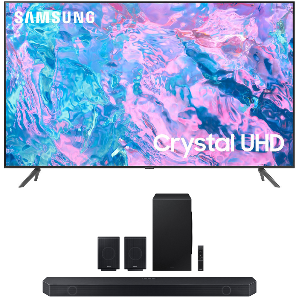 Samsung UN70CU7000FXZA 70 inch Crystal UHD 4K Smart TV 2023 Bundle with ...