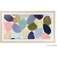 "SAMSUNG 65"" Class The Frame Customizable Bezel Modern Teak VG ...