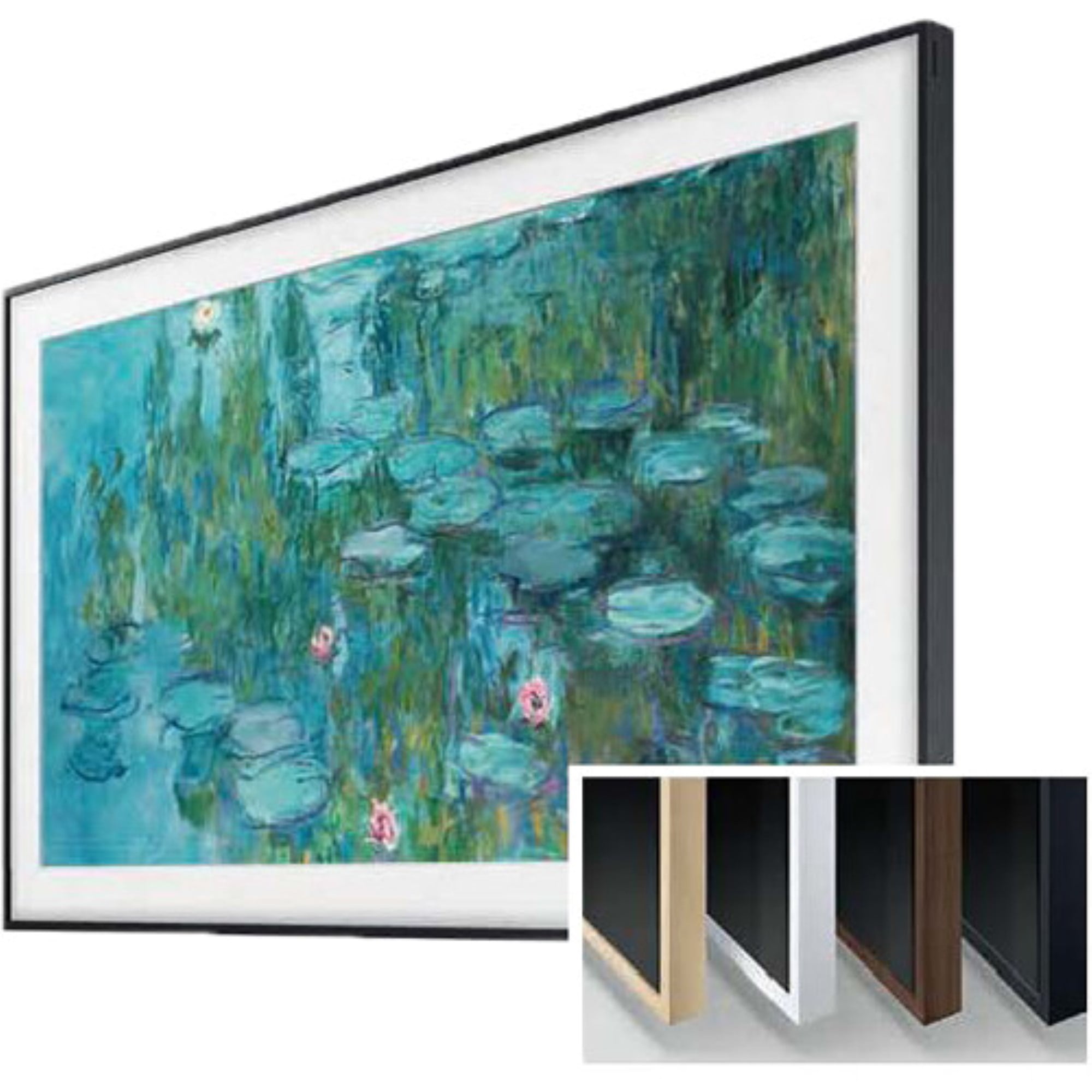 "Samsung 85"" Modern White Bezel for The Frame TV, Customizable ...