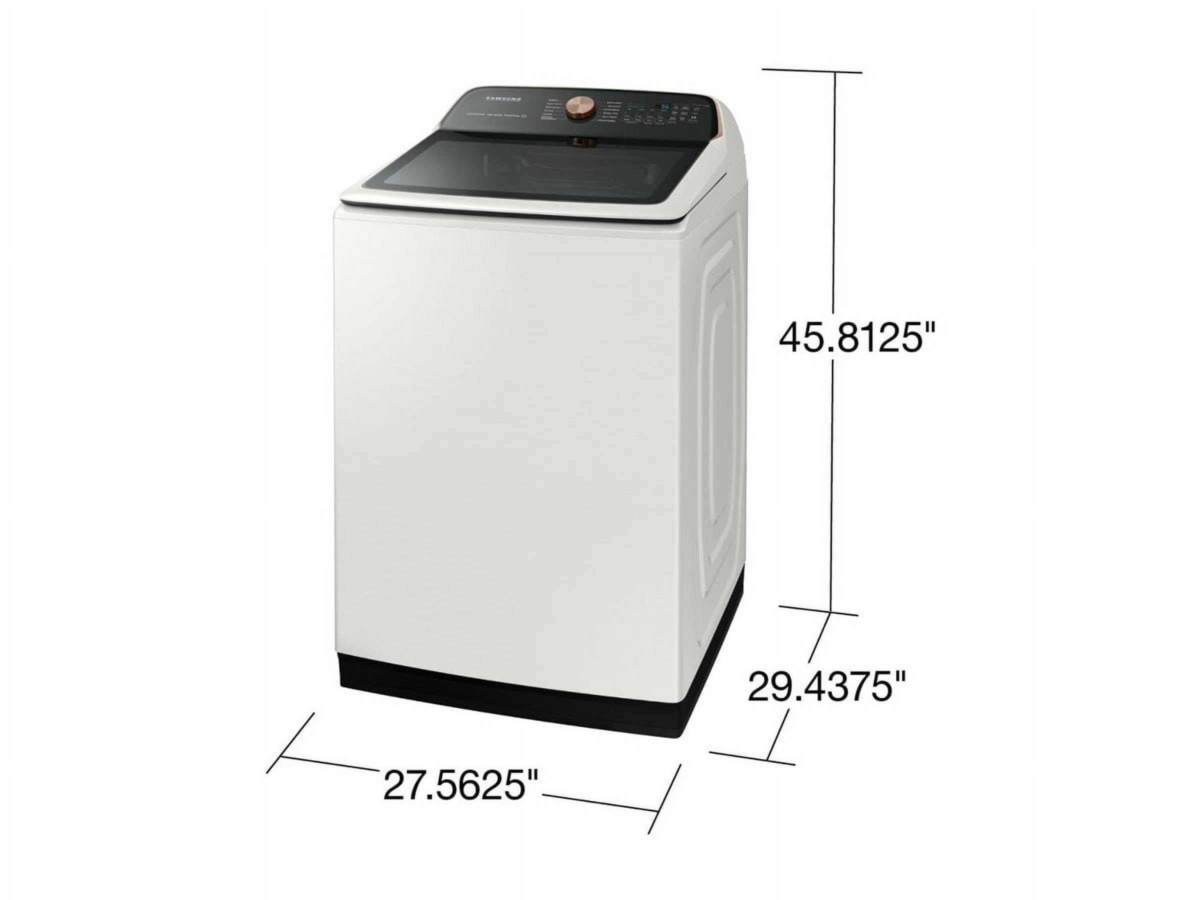 Samsung WA55A7300AE - Washing machine - Wi-Fi - width: 27.5 in - depth ...