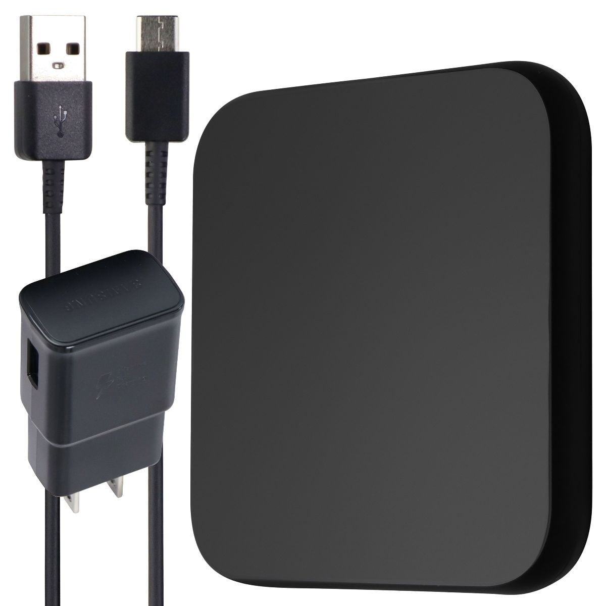 Samsung Wireless Fast Charge Pad (2021) for Qi Enabled Phones - Black ...