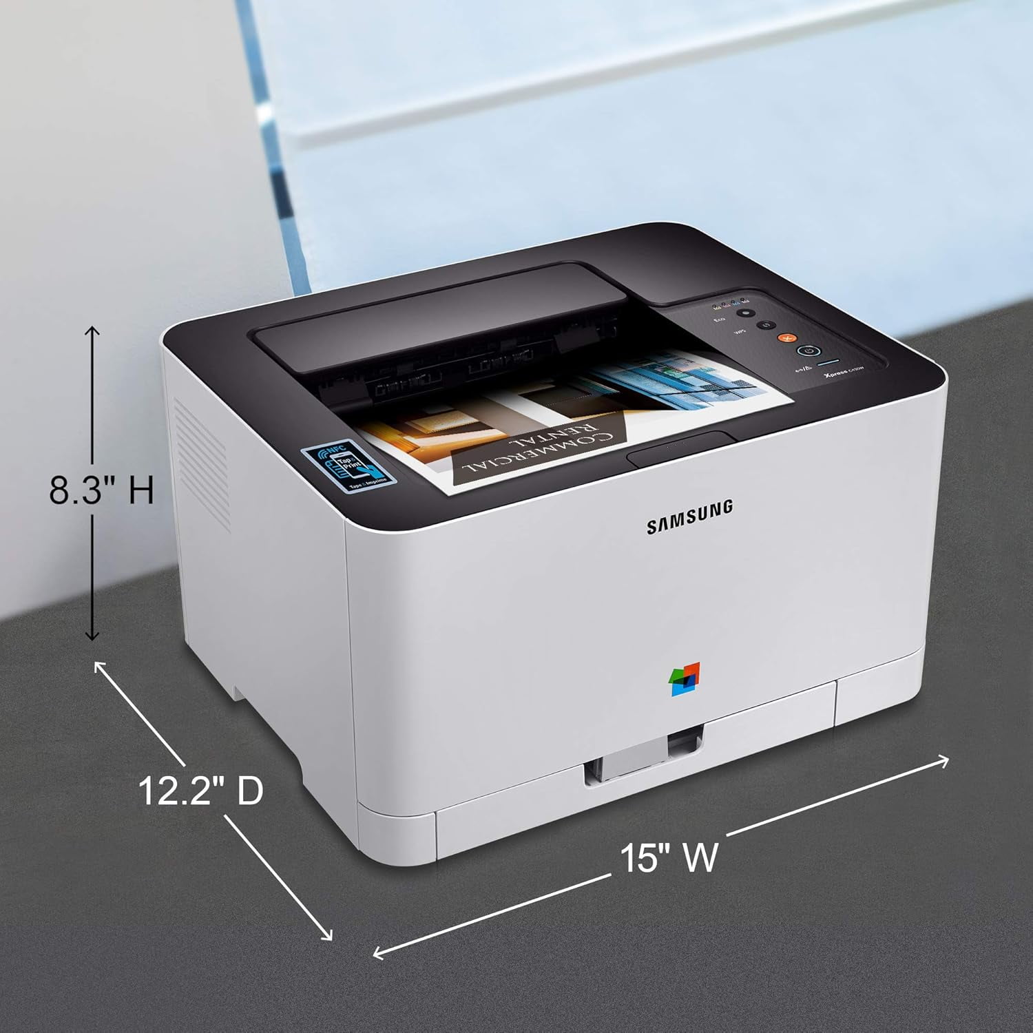 Samsung Xpress C430W Wireless Color Laser Printer with Simple NFC ...
