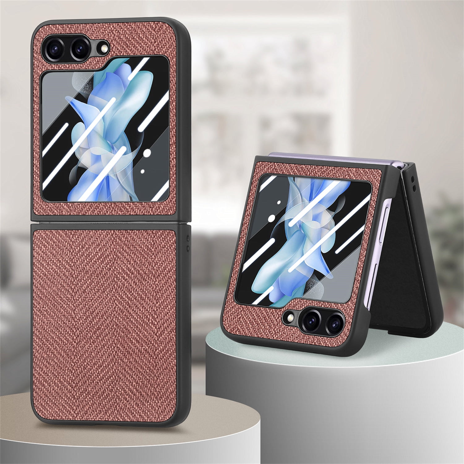 Samsung Z Flip 5 Cover, Full Body Case with Built-in Screen Protector ...