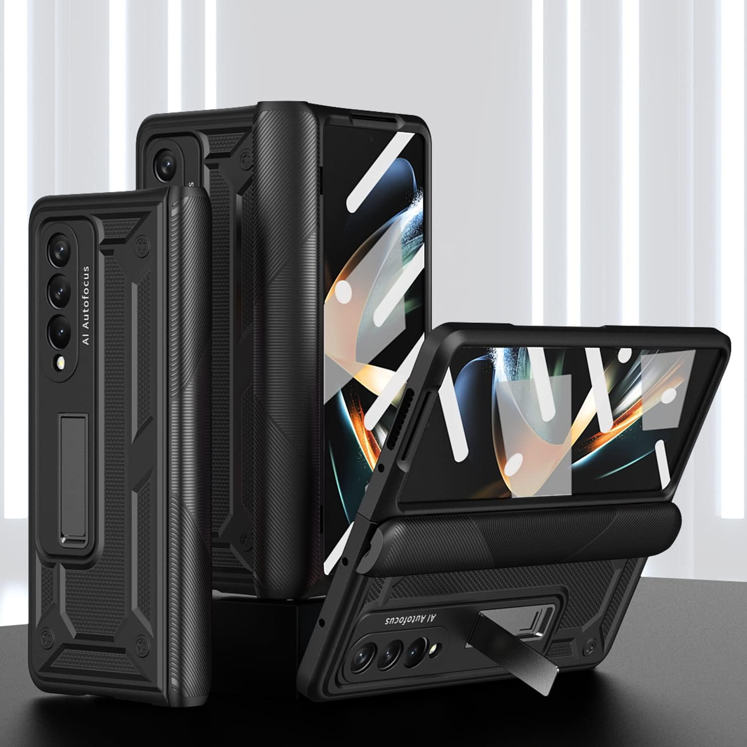 Samsung Z Fold 4 Case with Hinge Protection, Fold 4 Phone Case Magnetic ...