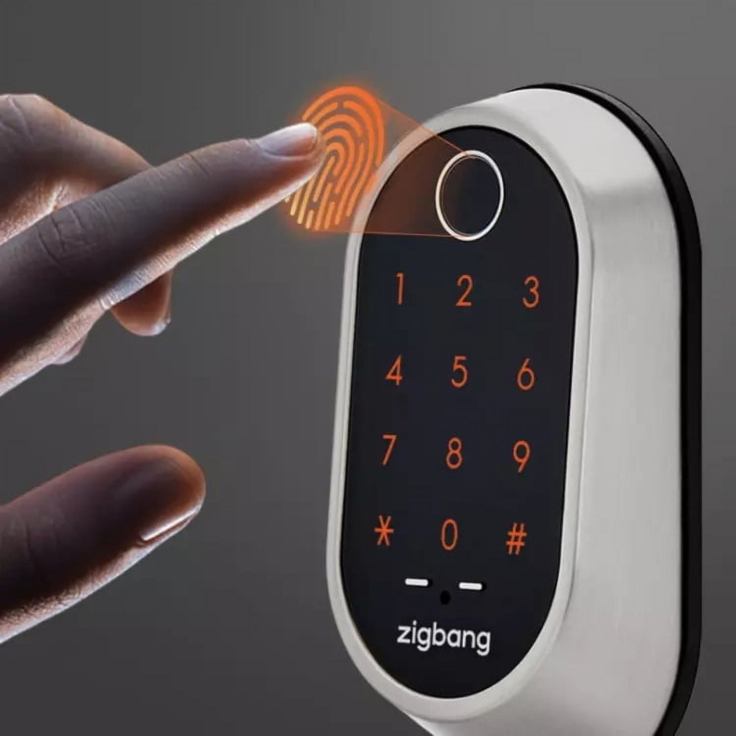 Zigbang SHP-A30 Smart Digital Door Lock with Wi-Fi, Fingerprint, Keypad ...