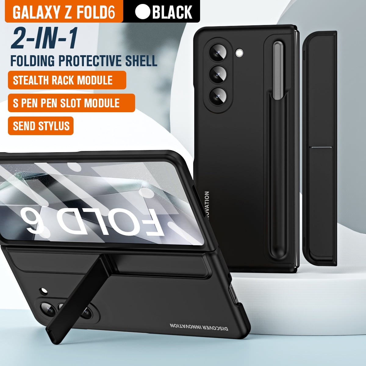 Samsung zfold6 mobile phone case FOLD5 folding screen pen holder 2-in ...