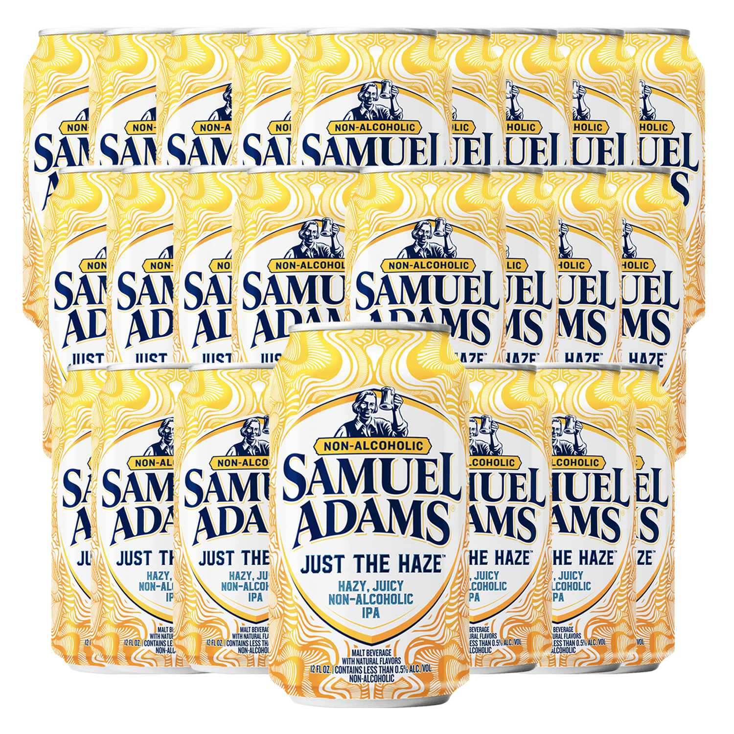 Samuel Adams Just the Haze Non-Alcoholic Hazy IPA Brew - Dealcoholized ...