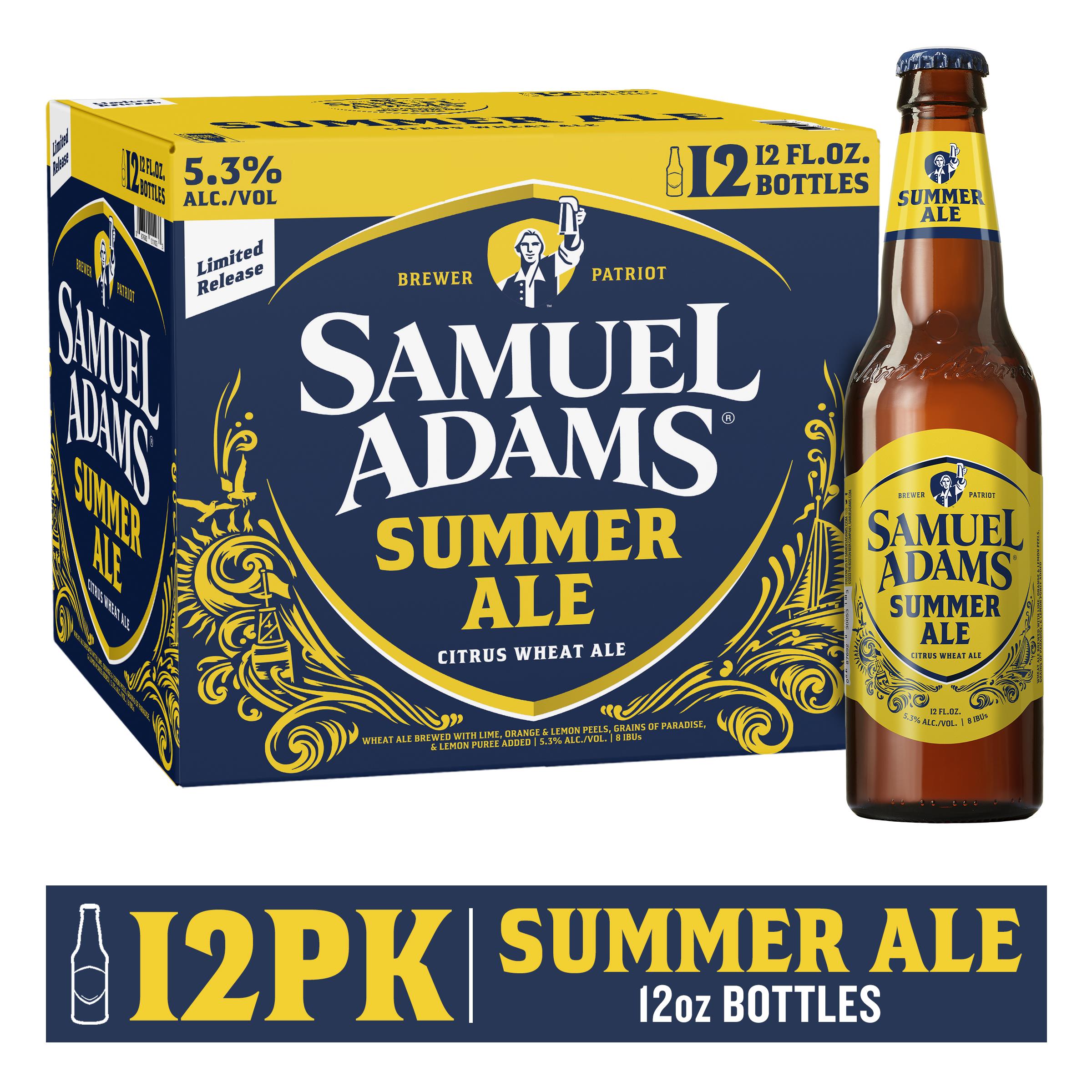 Samuel Adams Summer Ale Seasonal Craft Beer, 12 Pack, 12 fl. oz ...
