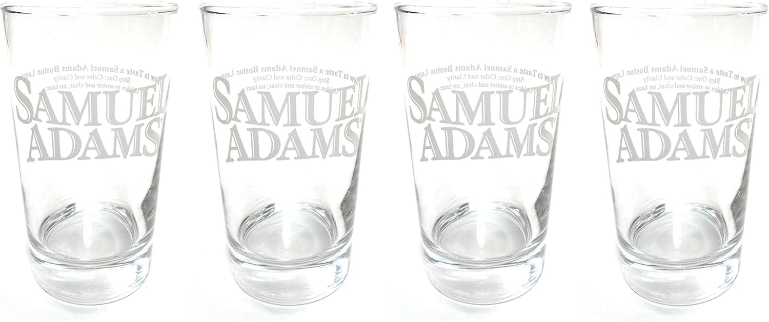 Samuel Adams Tasting Glass Set - Steps 1-4 - Set of 4 Tasters - Walmart.com