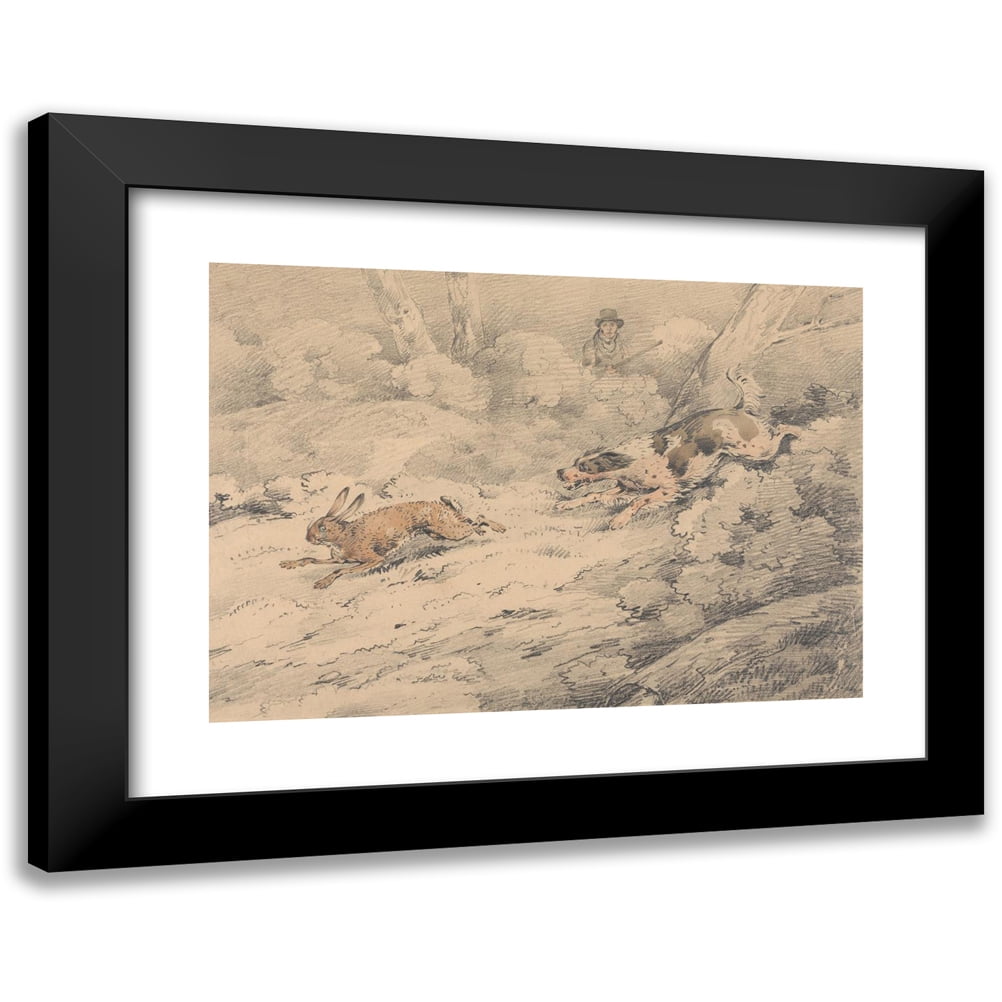 Samuel Alken 14x11 Black Modern Framed Museum Art Print Titled ...