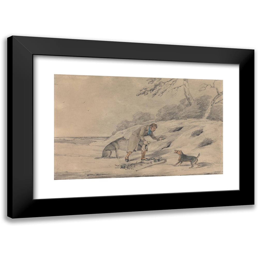 Samuel Alken 24x16 Black Modern Framed Museum Art Print Titled ...