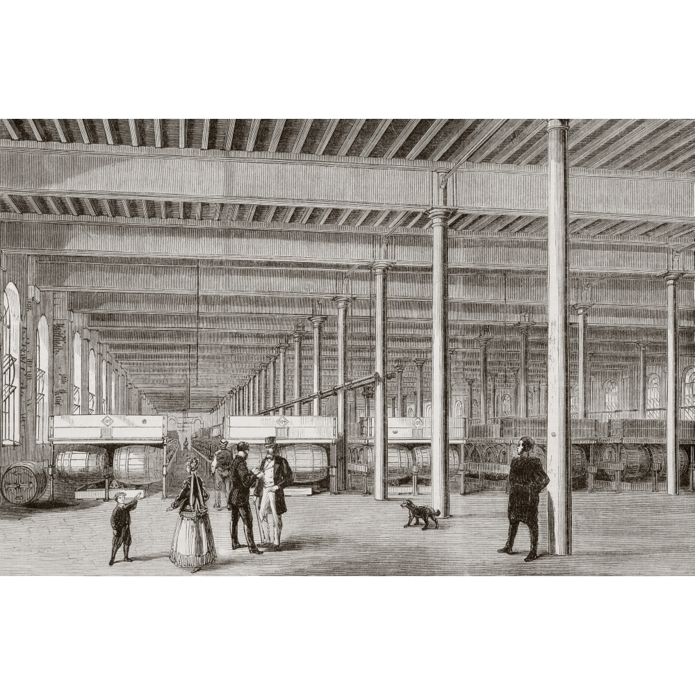 Samuel Allsopp & Sons Brewery In Burton-On-Trent England In The 1860's ...