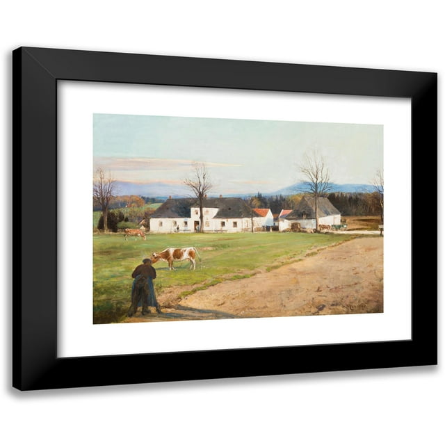 Samuel Brunner 14x11 Black Modern Framed Museum Art Print Titled ...