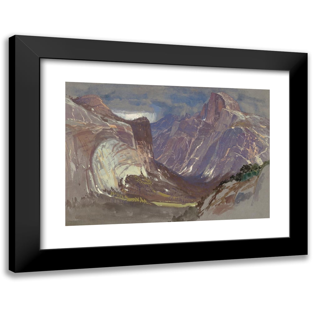 Samuel Colman 14x11 Black Modern Framed Museum Art Print Titled - Half ...