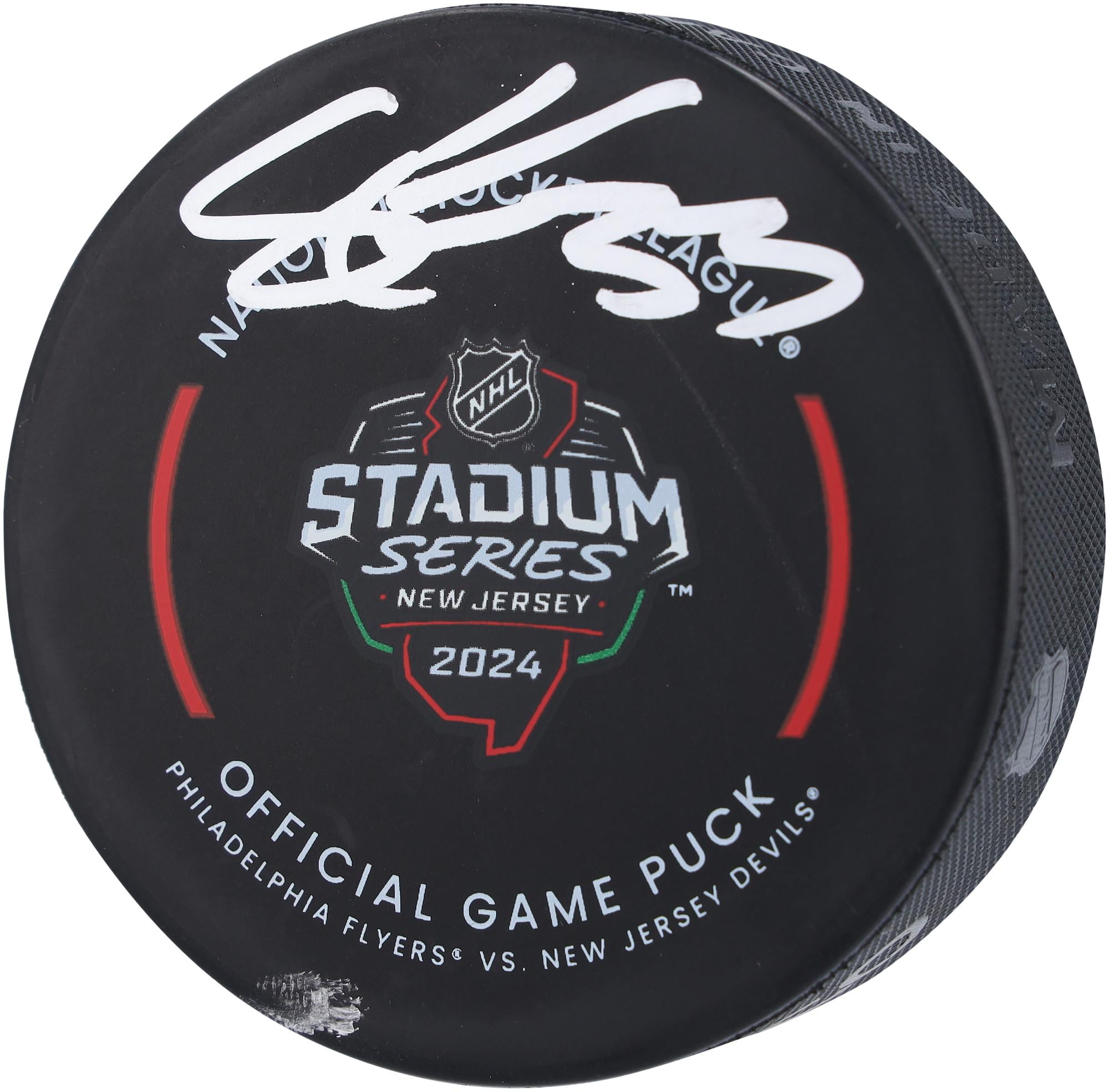 Samuel Ersson Philadelphia Flyers Autographed 2024 Stadium Series ...