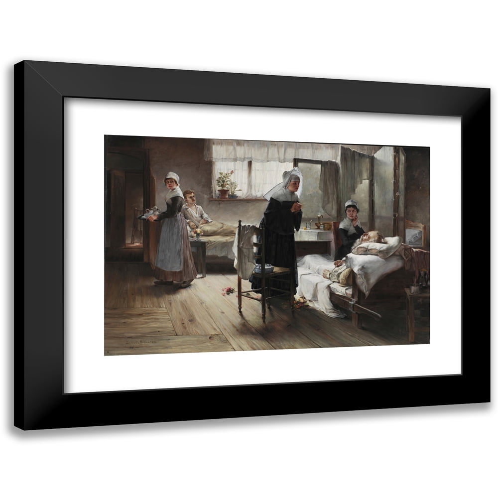 Samuel G. Richards 24x18 Black Modern Framed Museum Art Print Titled ...