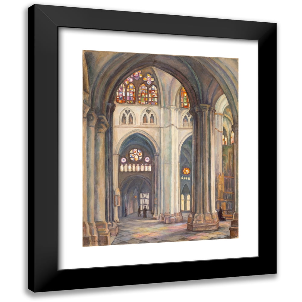 Samuel Halpert 12x14 Black Modern Framed Museum Art Print Titled ...