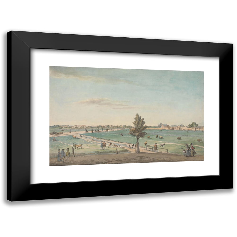 Samuel Hieronymus Grimm 18x13 Black Modern Framed Museum Art Print ...