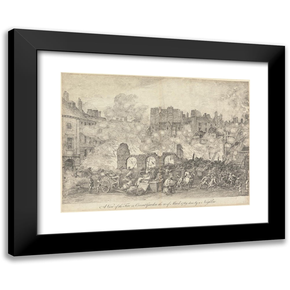 Samuel Hieronymus Grimm 18x14 Black Modern Framed Museum Art Print ...
