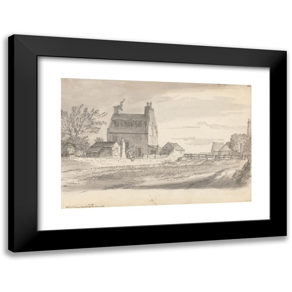 Samuel Hieronymus Grimm 18x14 Black Modern Framed Museum Art Print ...