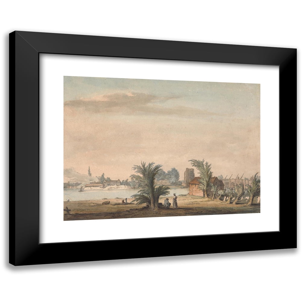 Samuel Hieronymus Grimm 18x14 Black Modern Framed Museum Art Print ...