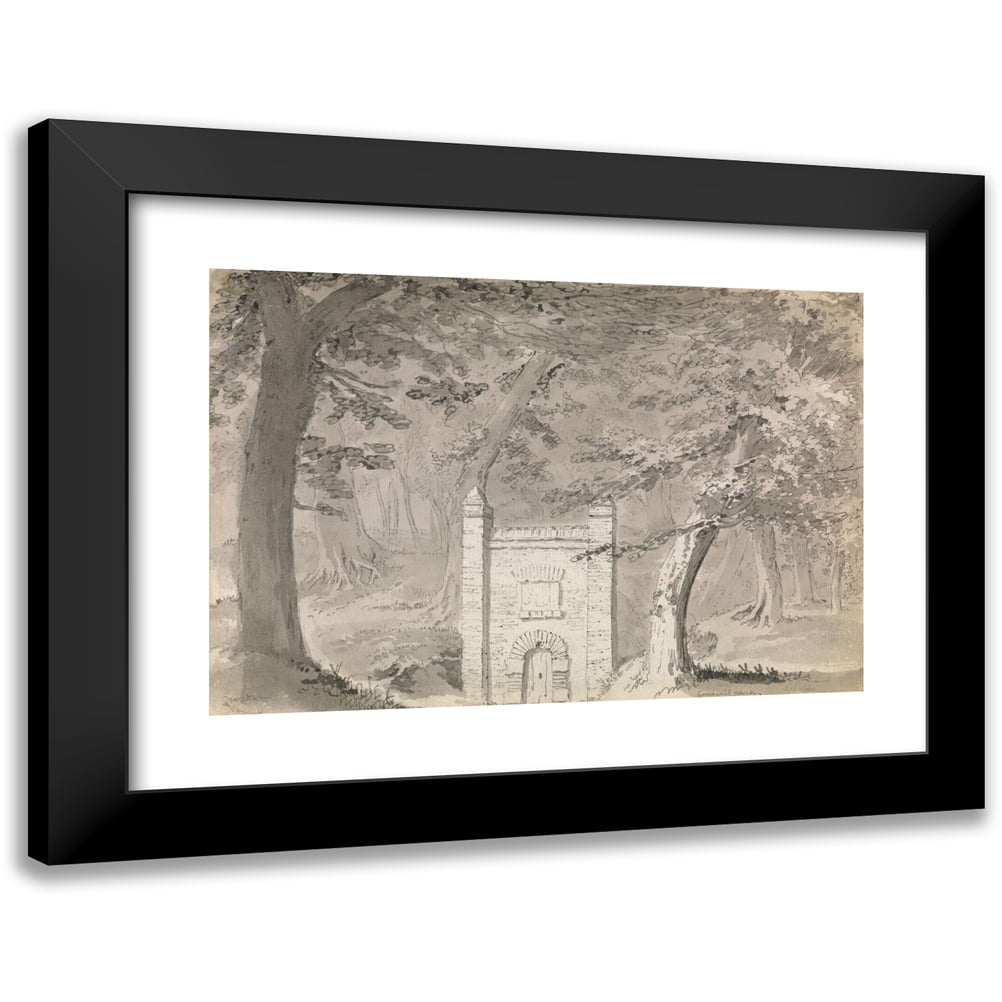 Samuel Hieronymus Grimm 24x18 Black Modern Framed Museum Art Print ...