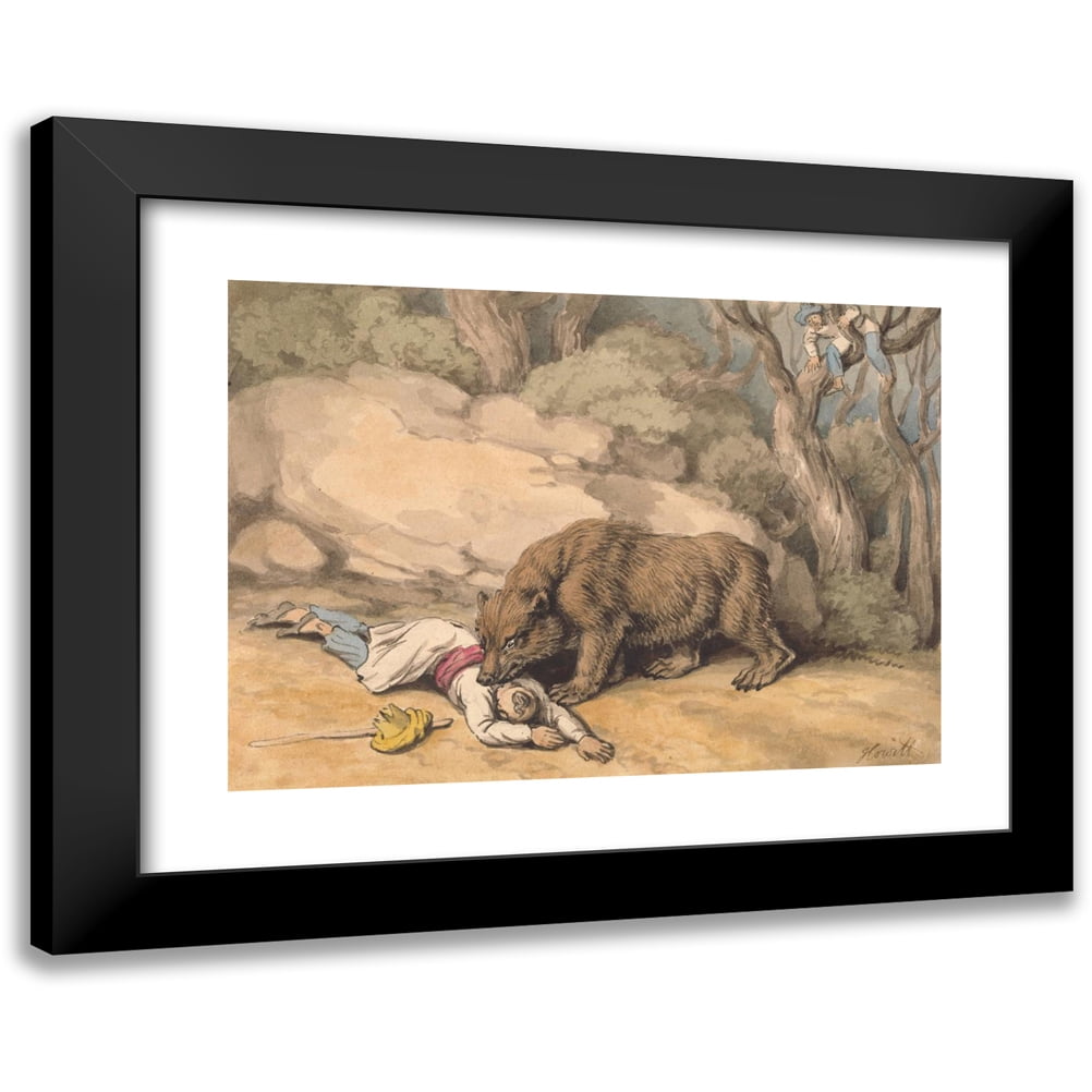 Samuel Howitt 14x11 Black Modern Framed Museum Art Print Titled - A ...