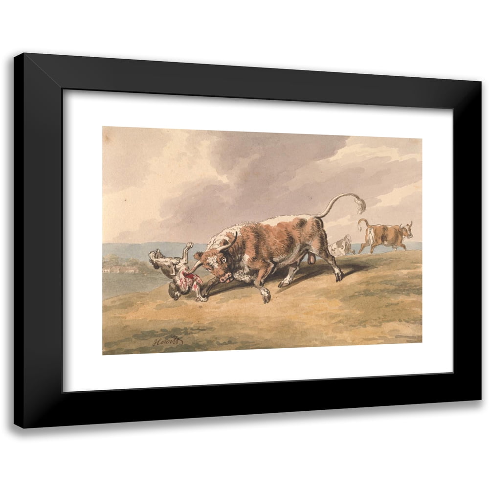 Samuel Howitt 14x11 Black Modern Framed Museum Art Print Titled - A ...