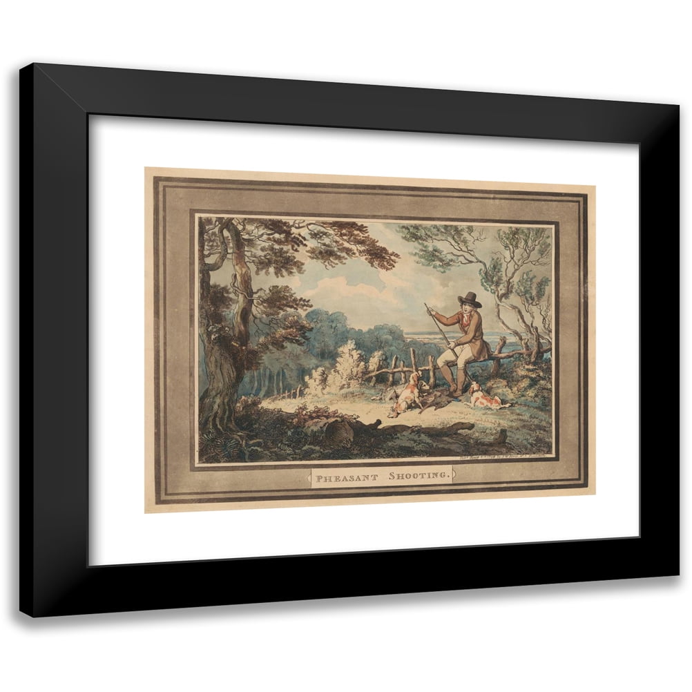 Samuel Howitt 14x12 Black Modern Framed Museum Art Print Titled ...