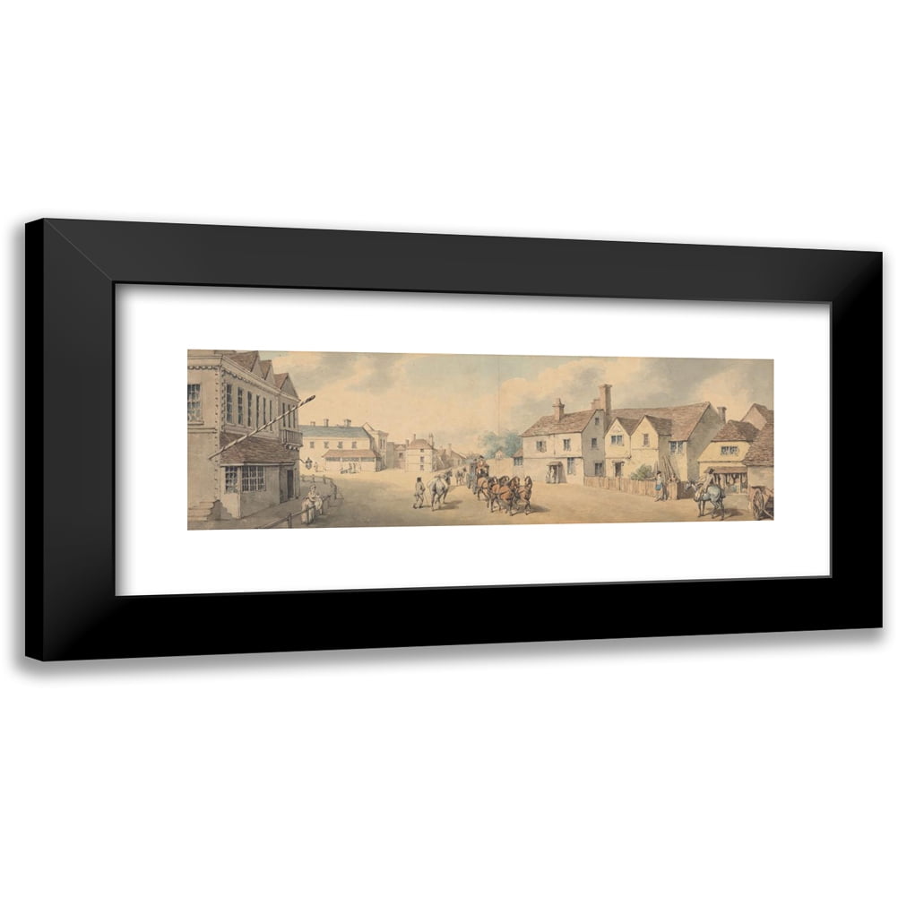 Samuel Howitt 14x7 Black Modern Framed Museum Art Print Titled - A ...