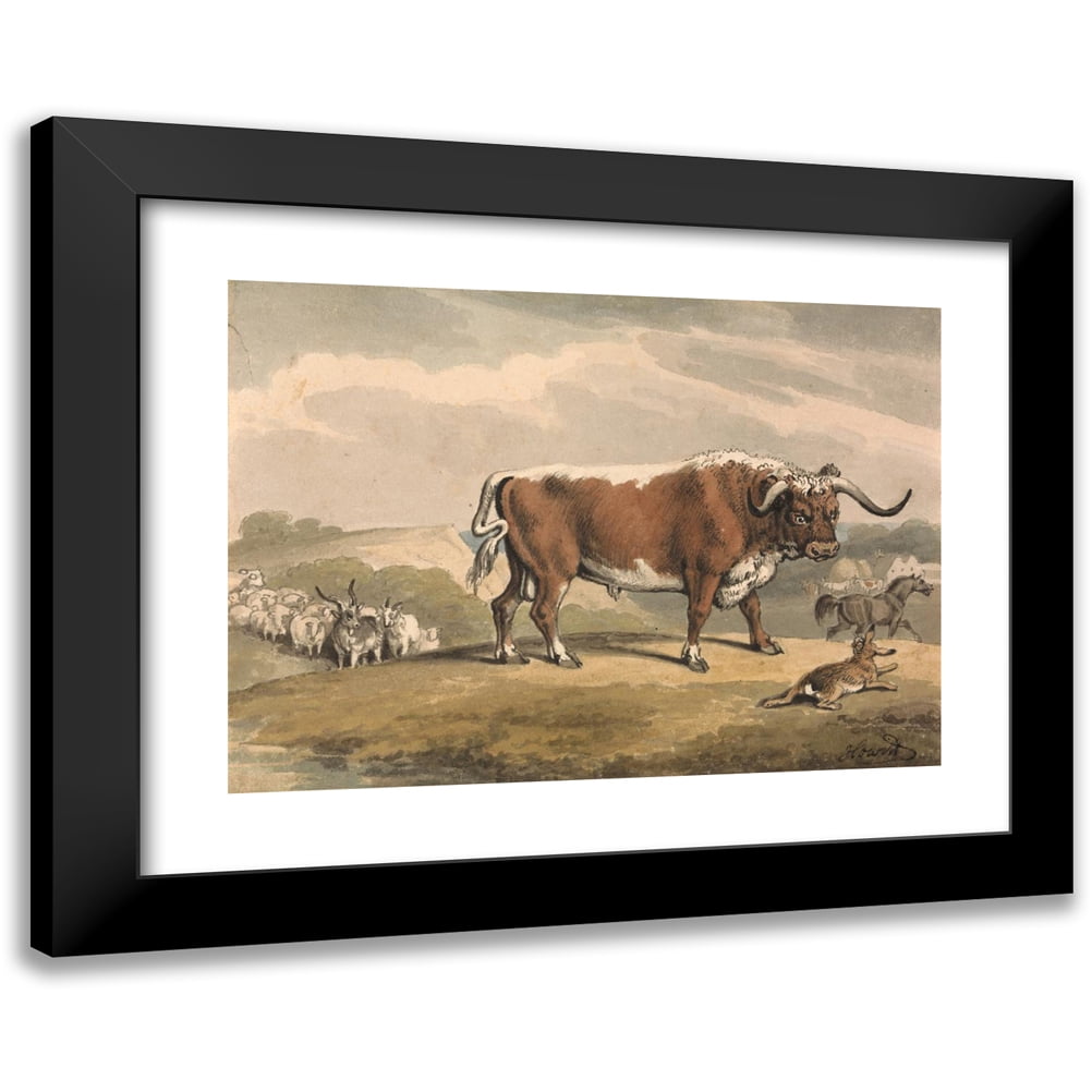 Samuel Howitt 18x14 Black Modern Framed Museum Art Print Titled - A ...