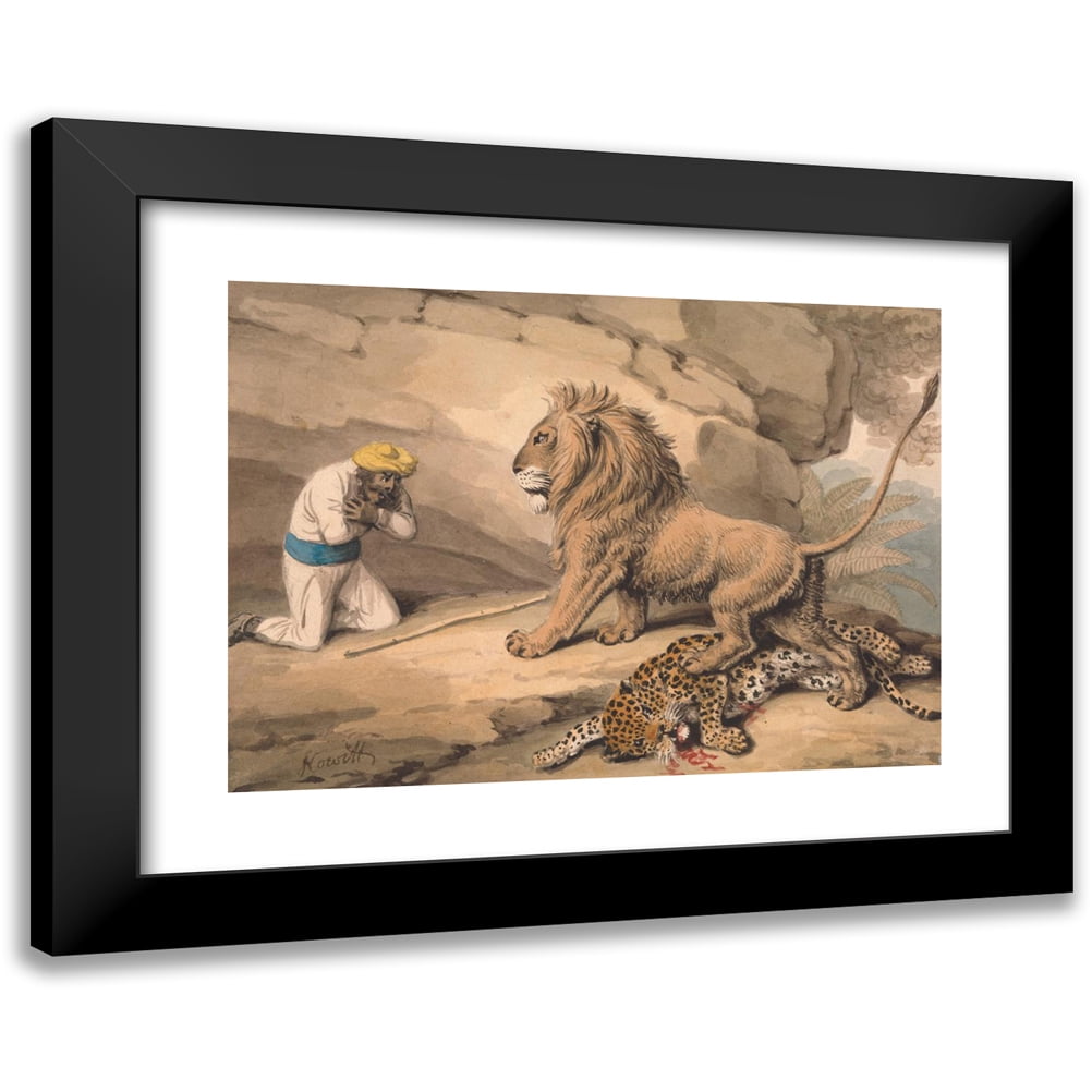 Samuel Howitt 18x14 Black Modern Framed Museum Art Print Titled - A ...