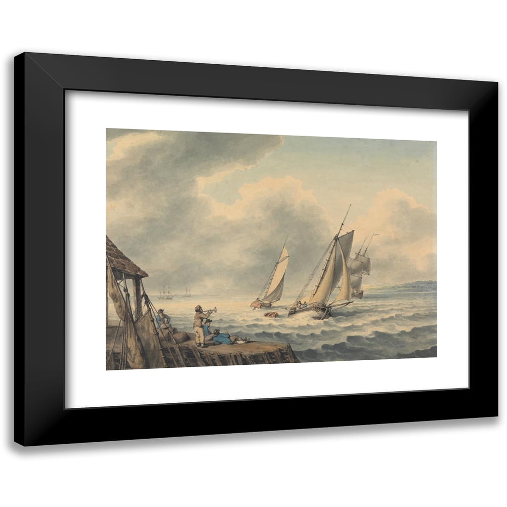 Samuel Howitt 18x14 Black Modern Framed Museum Art Print Titled - A ...