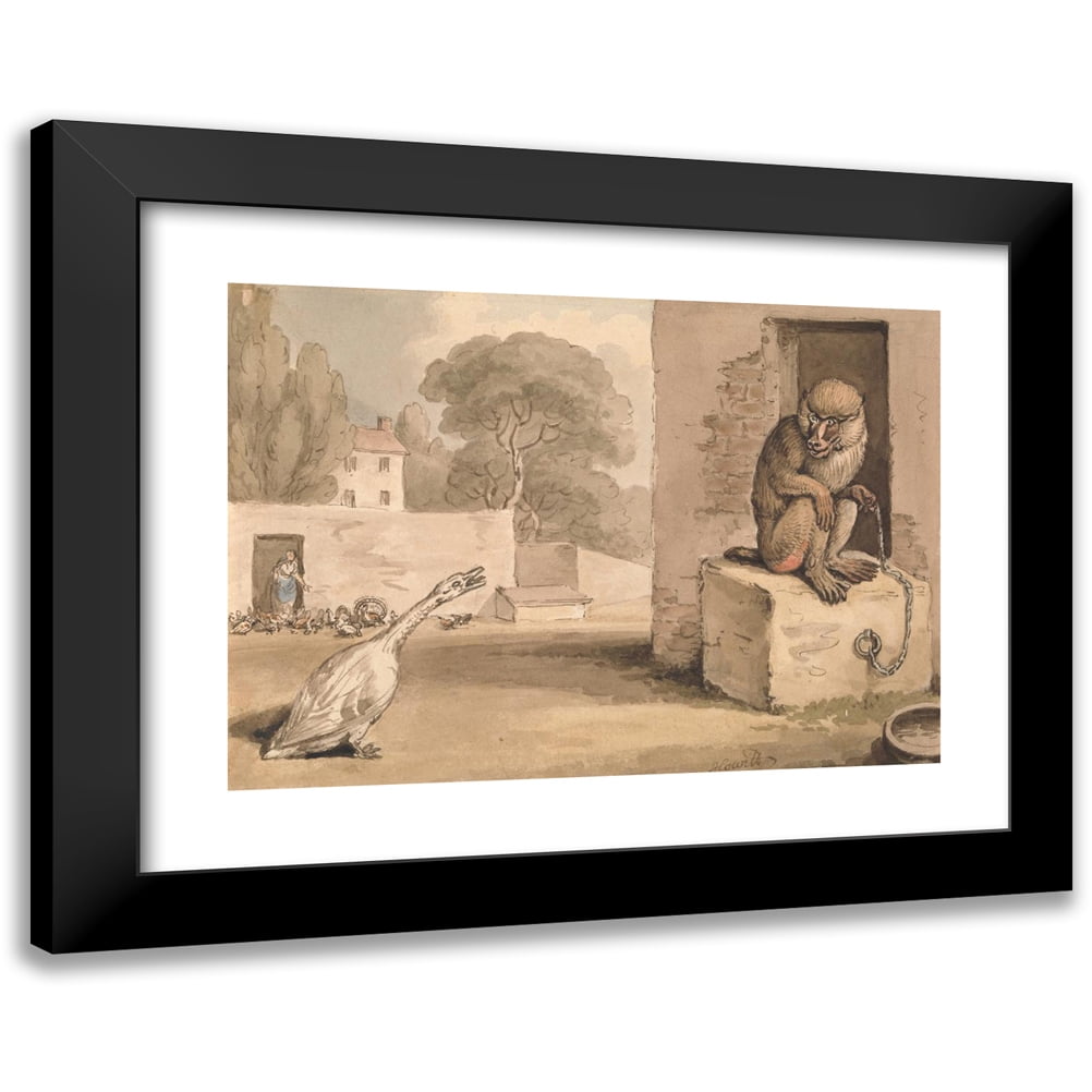 Samuel Howitt 24x18 Black Modern Framed Museum Art Print Titled - A ...