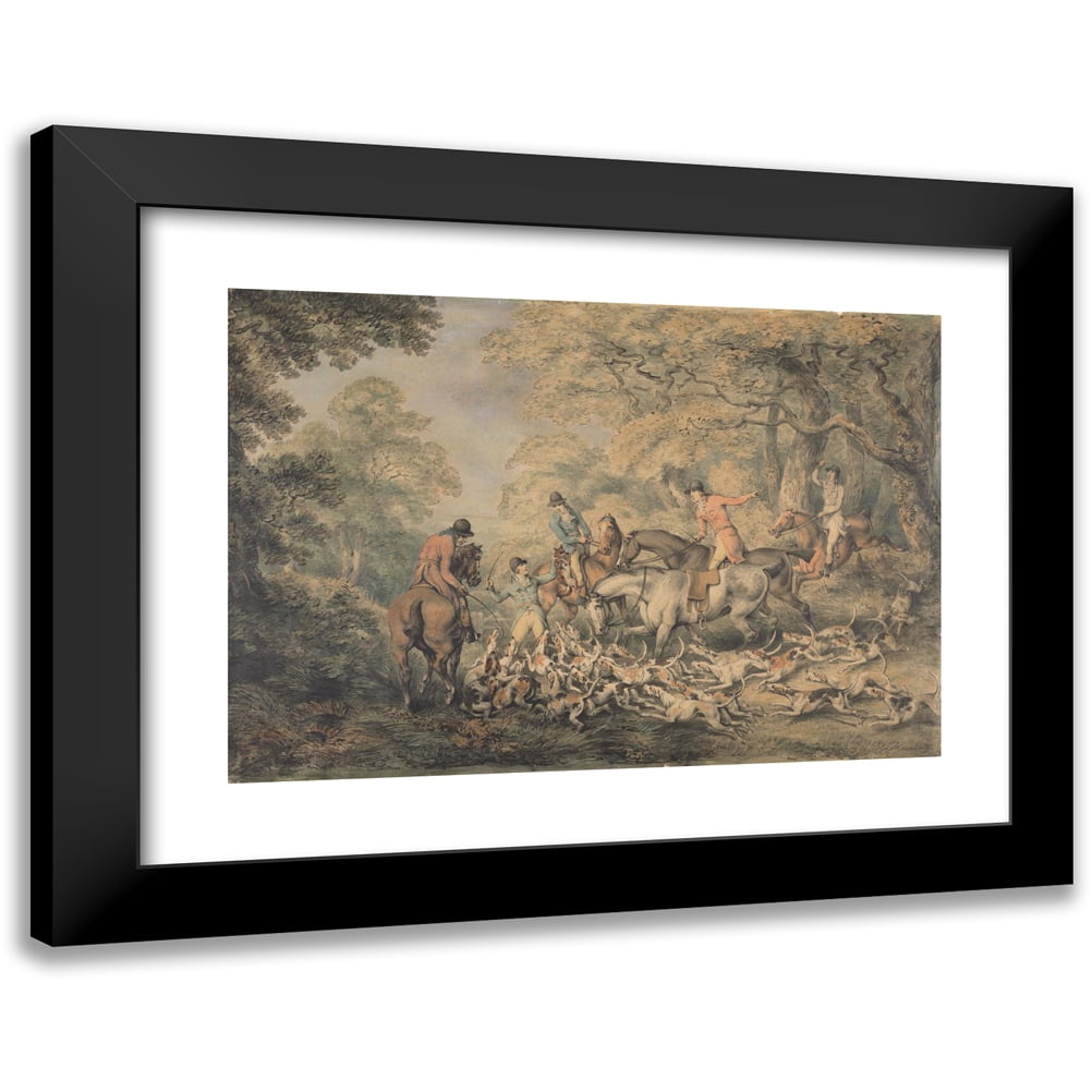 Samuel Howitt 24x18 Black Modern Framed Museum Art Print Titled - The ...