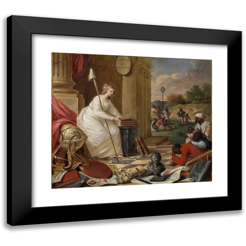 Samuel Jennings 17x15 Black Modern Framed Museum Art Print Titled ...