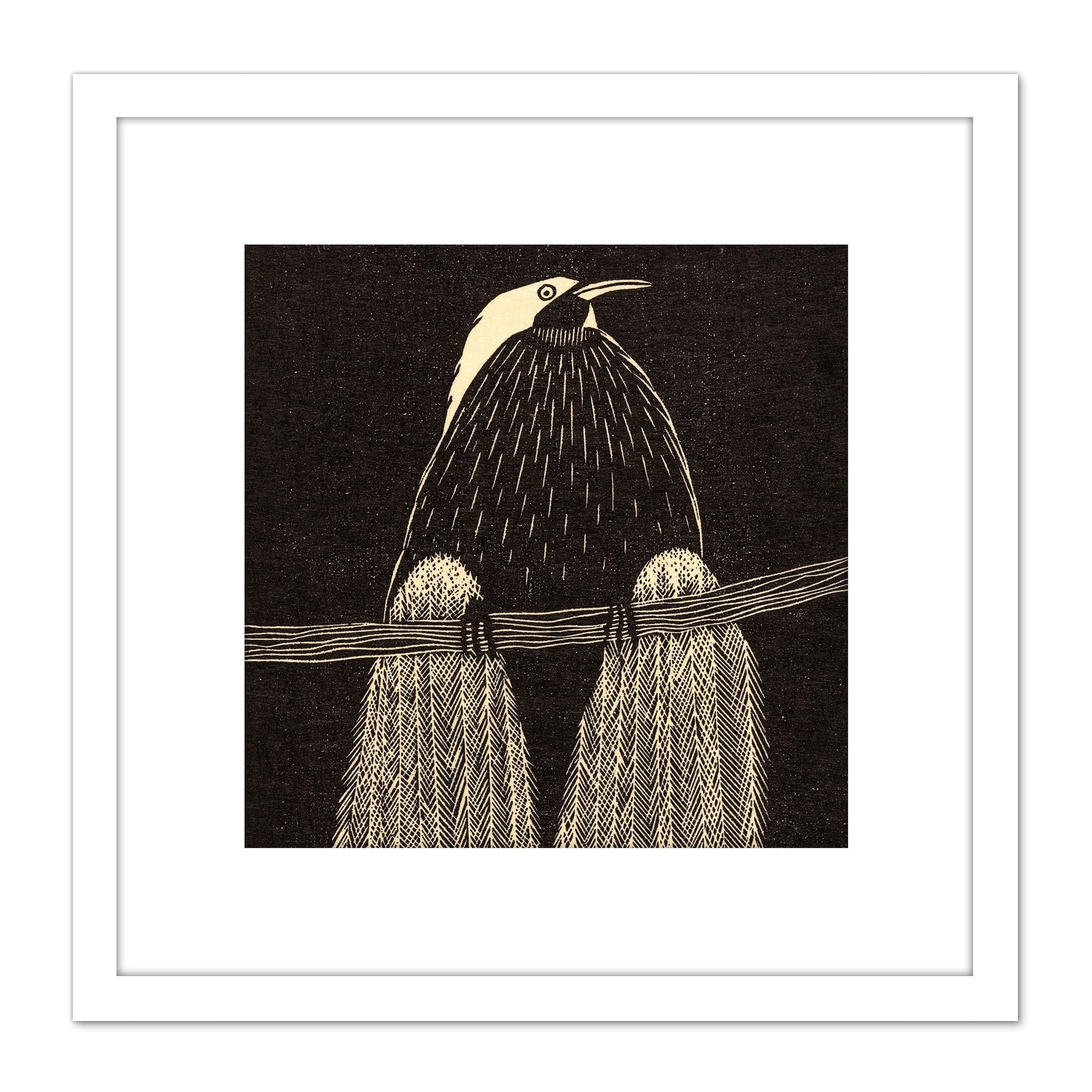 Samuel Jessurun De Mesquita Bird Of Paradise 8X8 Inch Square Wooden ...