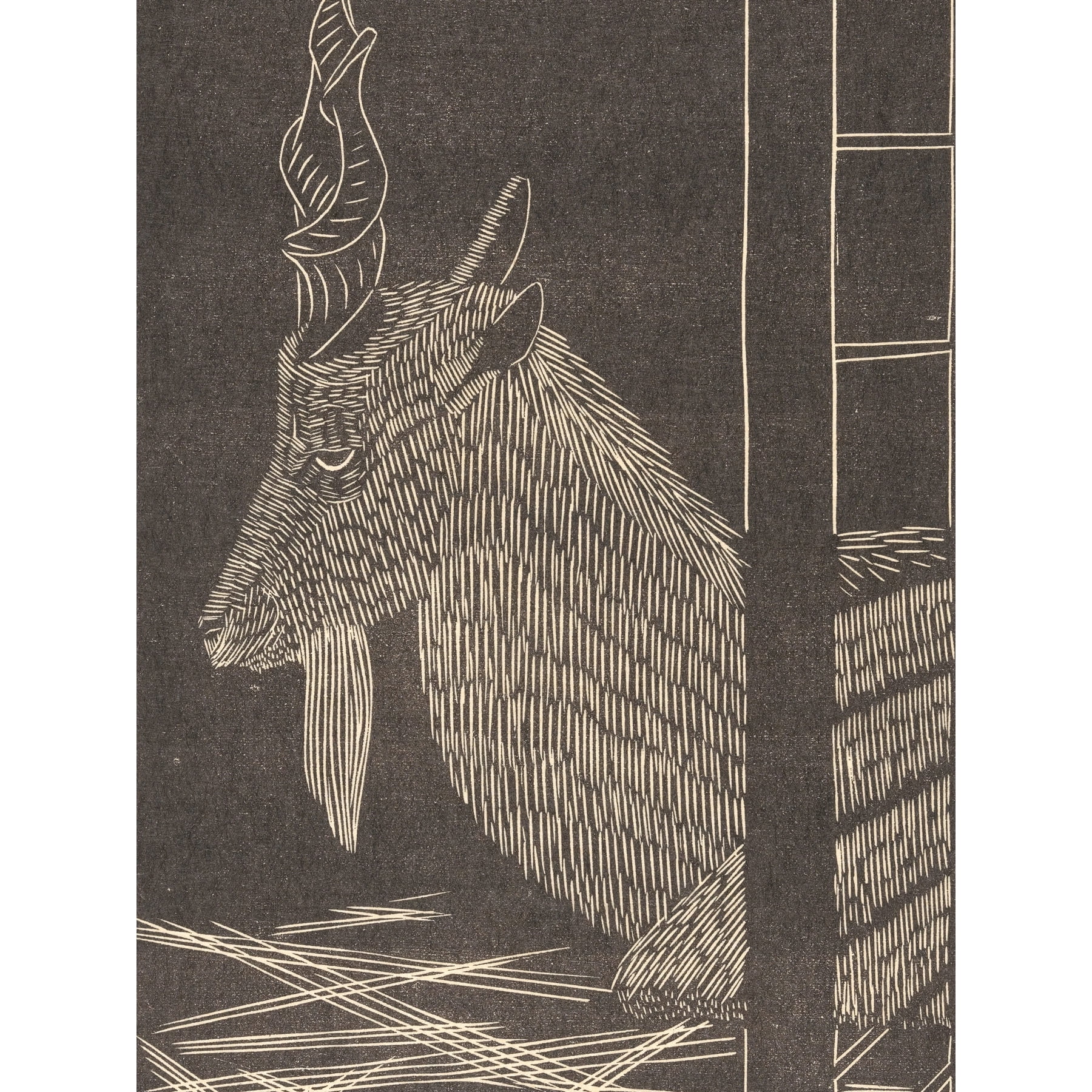 Samuel Jessurun Mesquita Markhor Goat Deer Cage Extra Large XL Wall Art ...