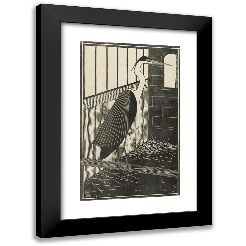 Samuel Jessurun de Mesquita 10x14 Black Modern Framed Museum Art Print ...