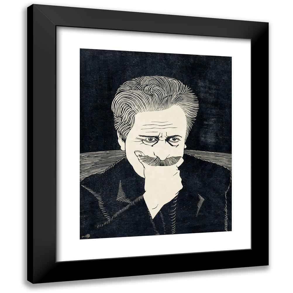 Samuel Jessurun de Mesquita 12x14 Black Modern Framed Museum Art Print ...