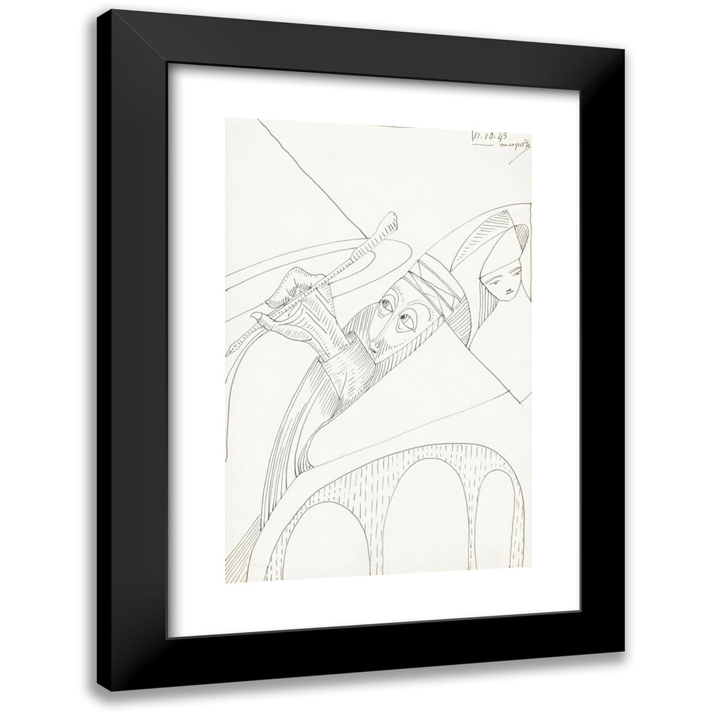 Samuel Jessurun de Mesquita 17x24 Black Modern Framed Museum Art Print ...