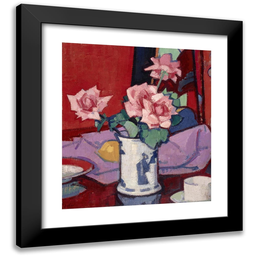 Samuel John Peploe 12x13 Black Modern Framed Museum Art Print Titled ...