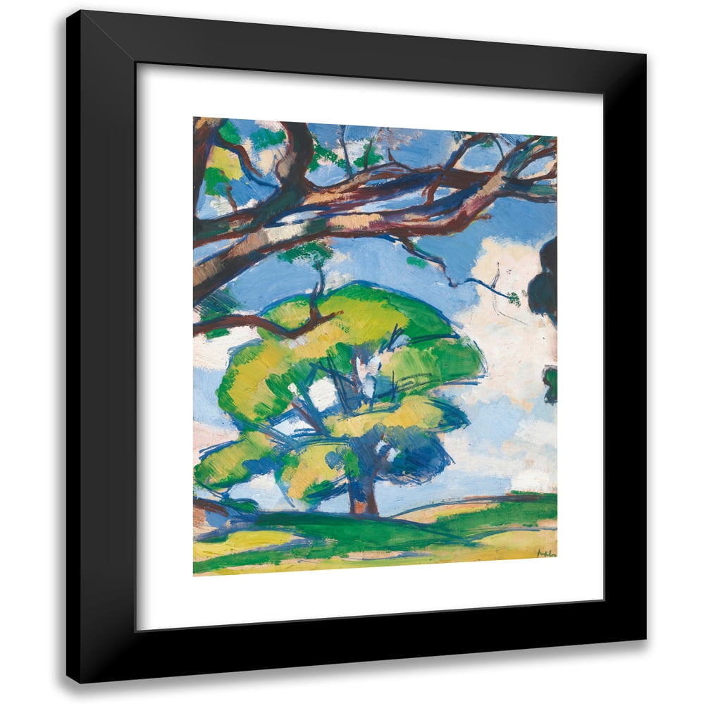Samuel John Peploe 12x14 Black Modern Framed Museum Art Print Titled ...