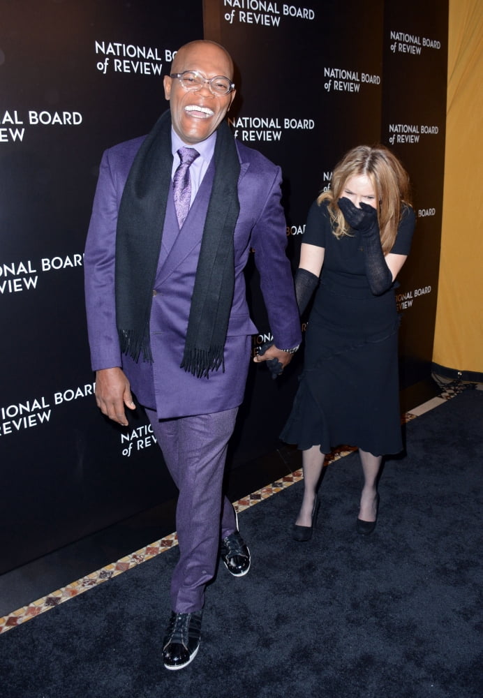 Samuel L. Jackson, Jennifer Jason Leigh At Arrivals For The National ...