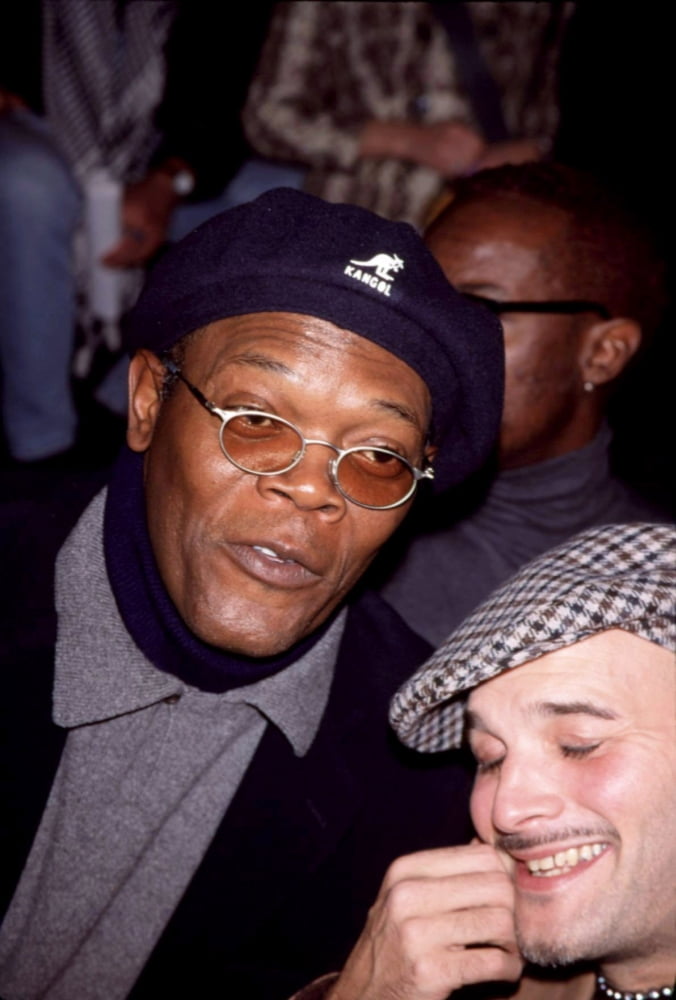 Samuel L. Jackson, Phillip Bloch At The Marc Bouwer Fall 1999 ...