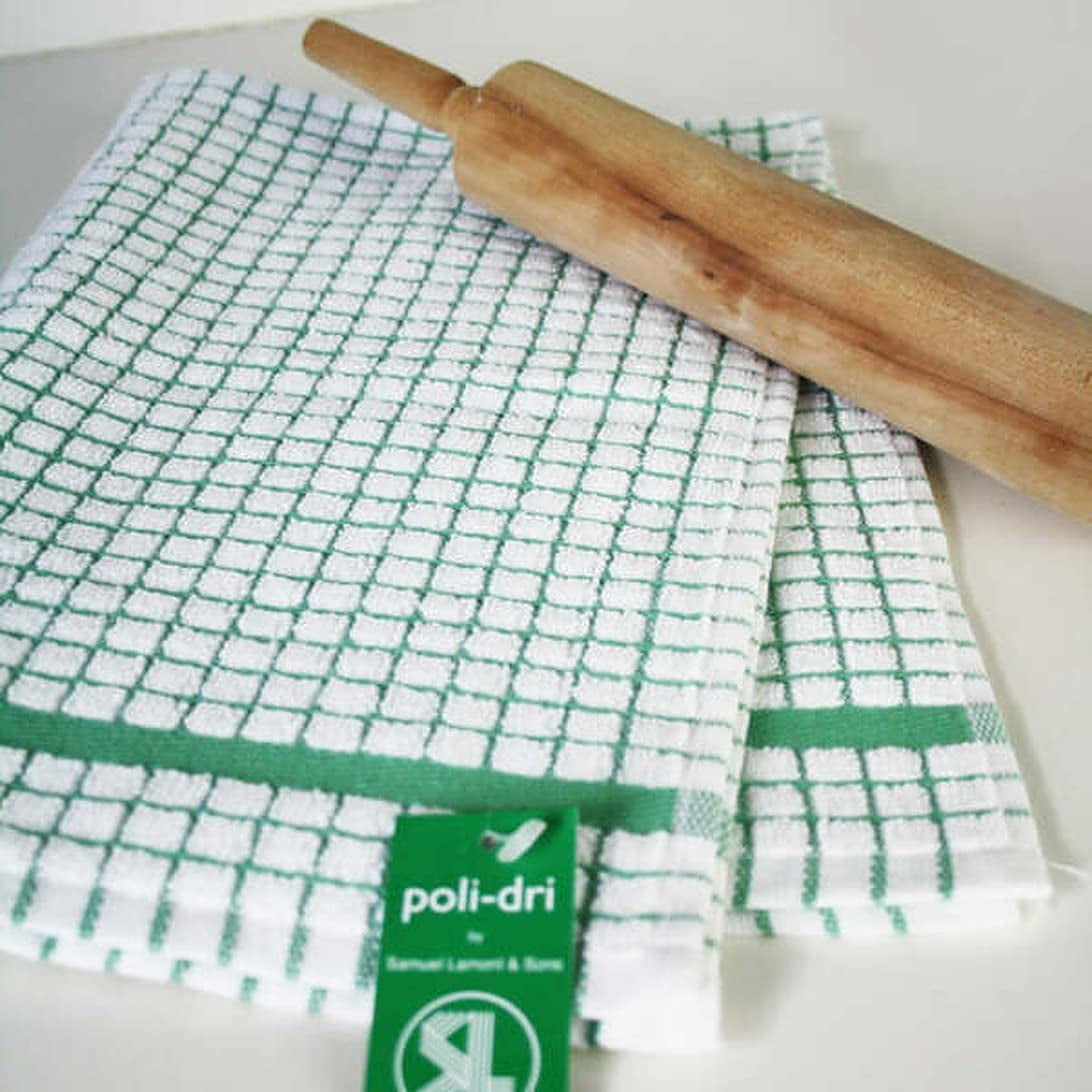 Samuel Lamont & Sons Poli Dri Tea Towel Green, - Walmart.com