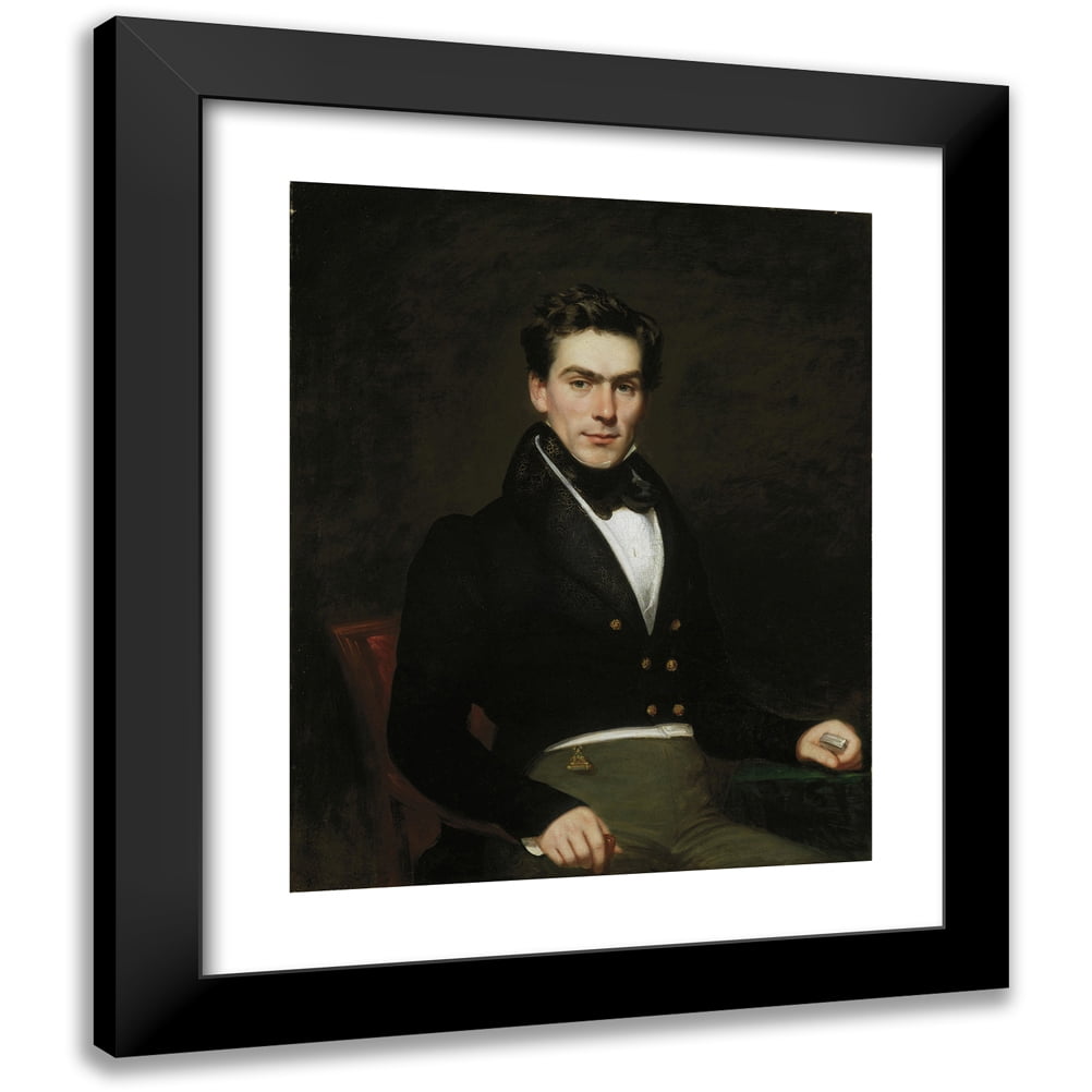Samuel Lovett Waldo 12x14 Black Modern Framed Museum Art Print Titled ...