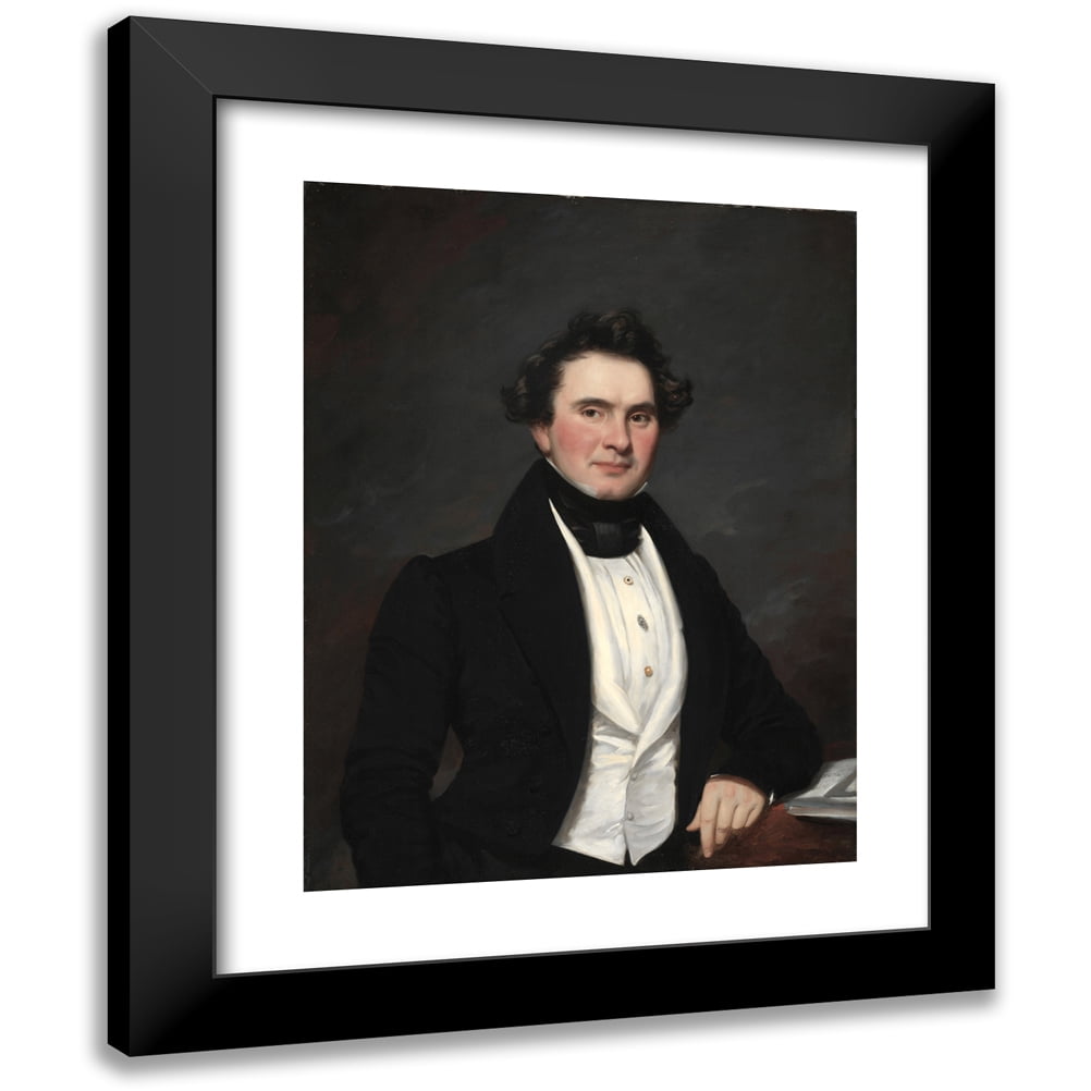 Samuel Lovett Waldo 12x14 Black Modern Framed Museum Art Print Titled ...