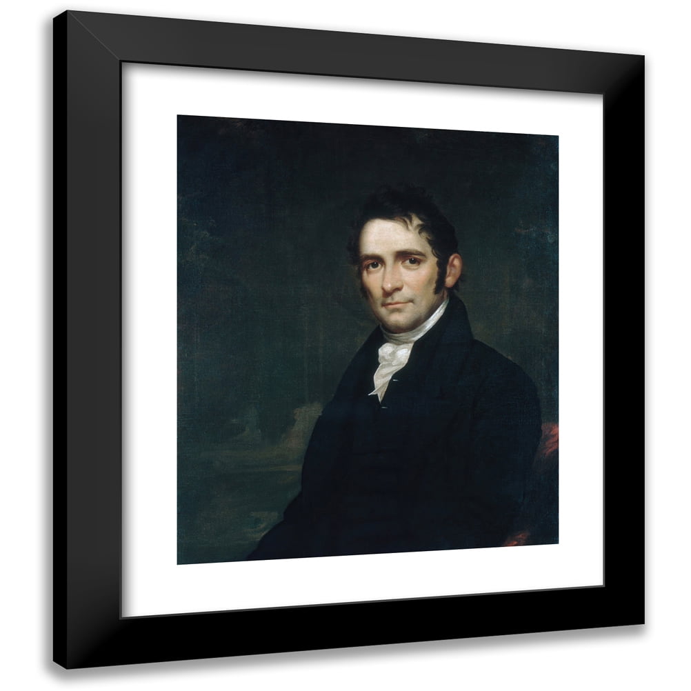 Samuel Lovett Waldo 12x14 Black Modern Framed Museum Art Print Titled ...